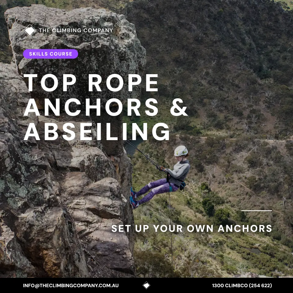 Top-Rope Anchors and Abseiling - The Climbing Company